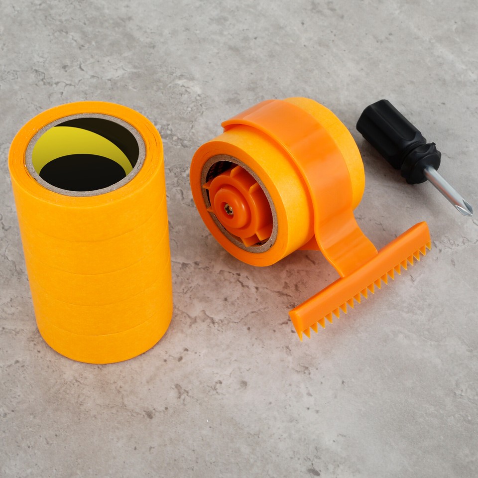 Caulking Tape Dispenser Plastic Masking Tape Dispenser Adjustable Width ...