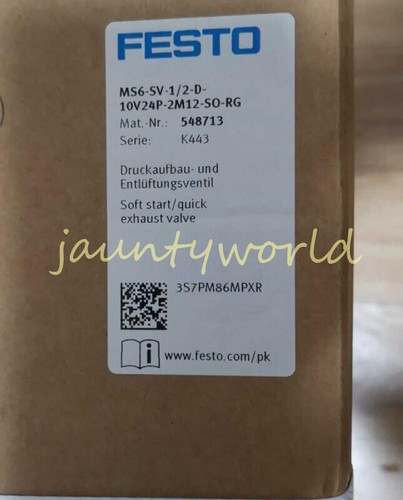 1PCS Festo MS6-SV-1/2-D-10V24P-2M12-SO-RG 548713 | eBay