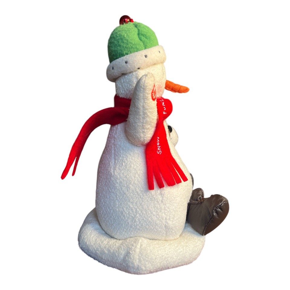 Hallmark Jingle Pals Snowman and Dog Snow What Fun Animated Musical ...