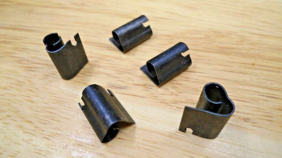 5 NOS HEATER CONTROL CABLE CLIPS! FOR A/B/C/E BODY MOPAR CUDA DUSTER ...