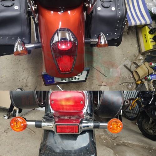 2x Rear Turn Signals Lights For Honda Shadow VT ACE Aero Spirit VLX 600 ...