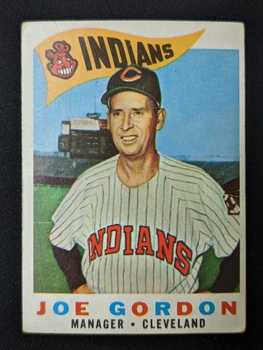 1960 Topps #216 Joe Gordon Cleveland Indians VG | eBay