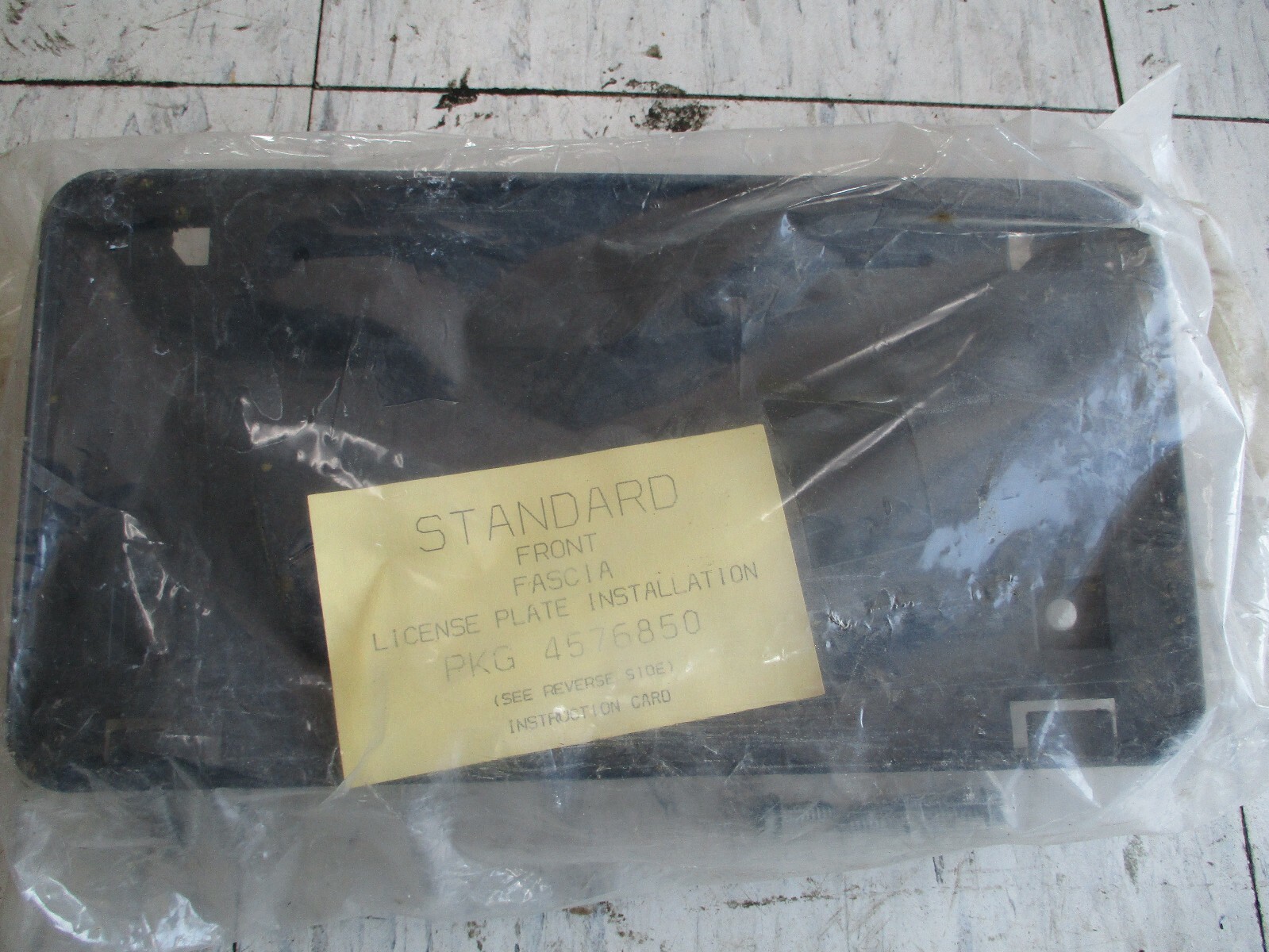 MoPar Front License Plate Bracket - NOS - '96-'98 Caravan - P/N 4576850 ...