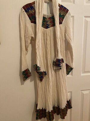 Ethiopian Dress Traditional Kemis Tebebe, African Dress,Gift For Her ...