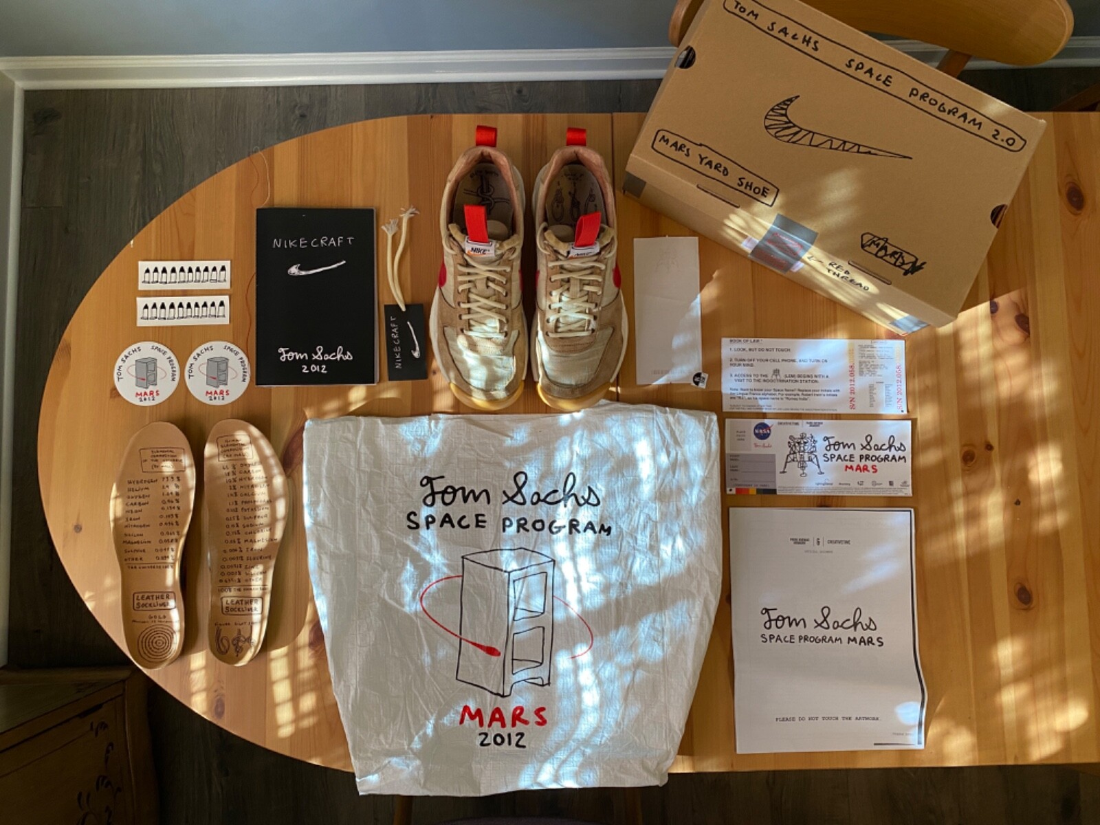 Nike Tom Sachs NikeCraft Mars Yard Shoe 1.0, size 10 … - Gem