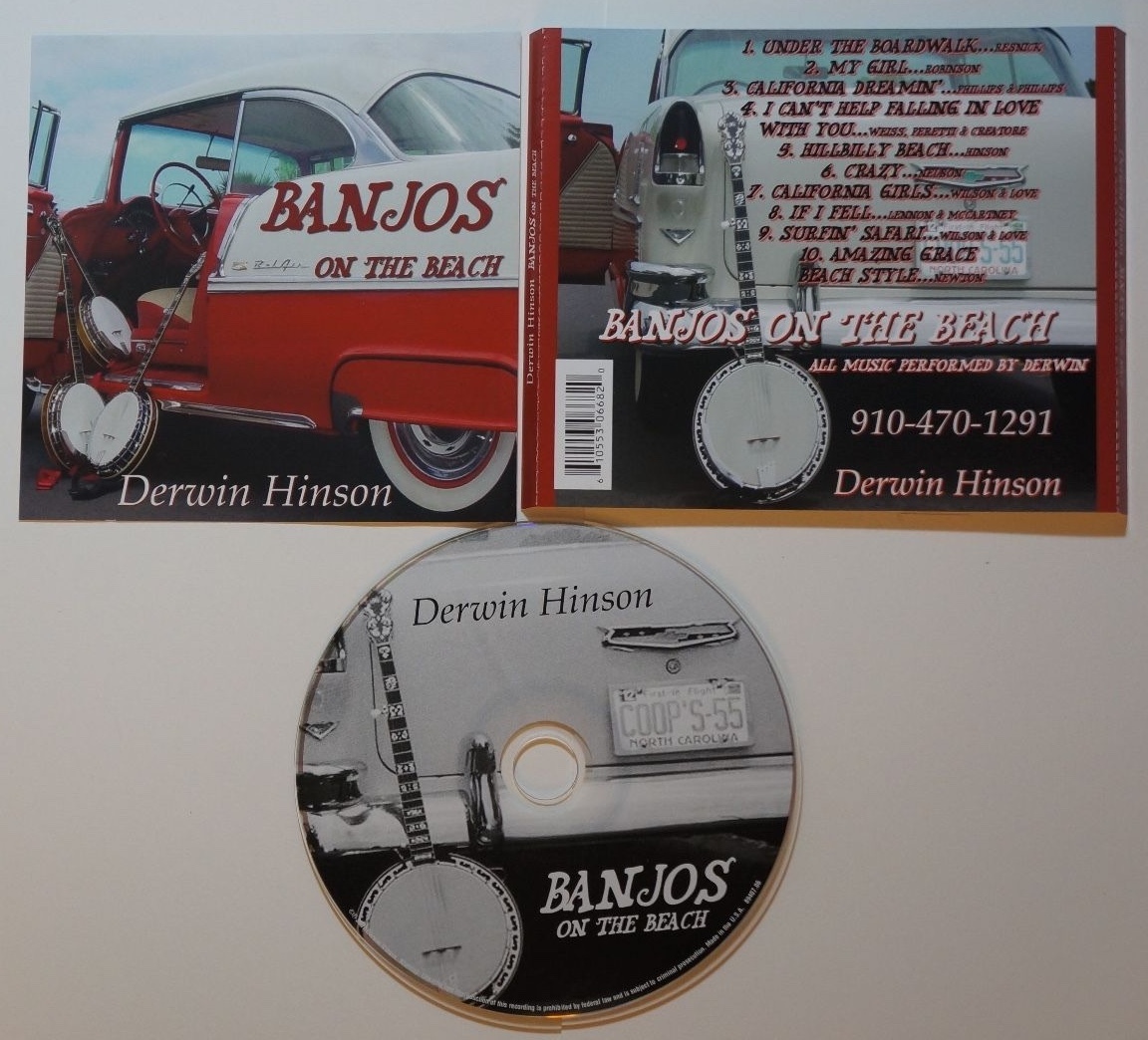 cd: DERWIN HINSON - BANJOS ON THE BEACH | eBay