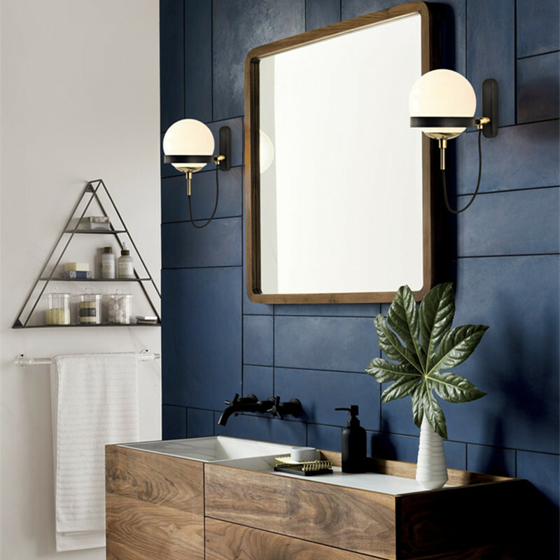 Bedroom Indoor Wall Lamp Glass Wall Light Kitchen Wall Lighting Bar ...