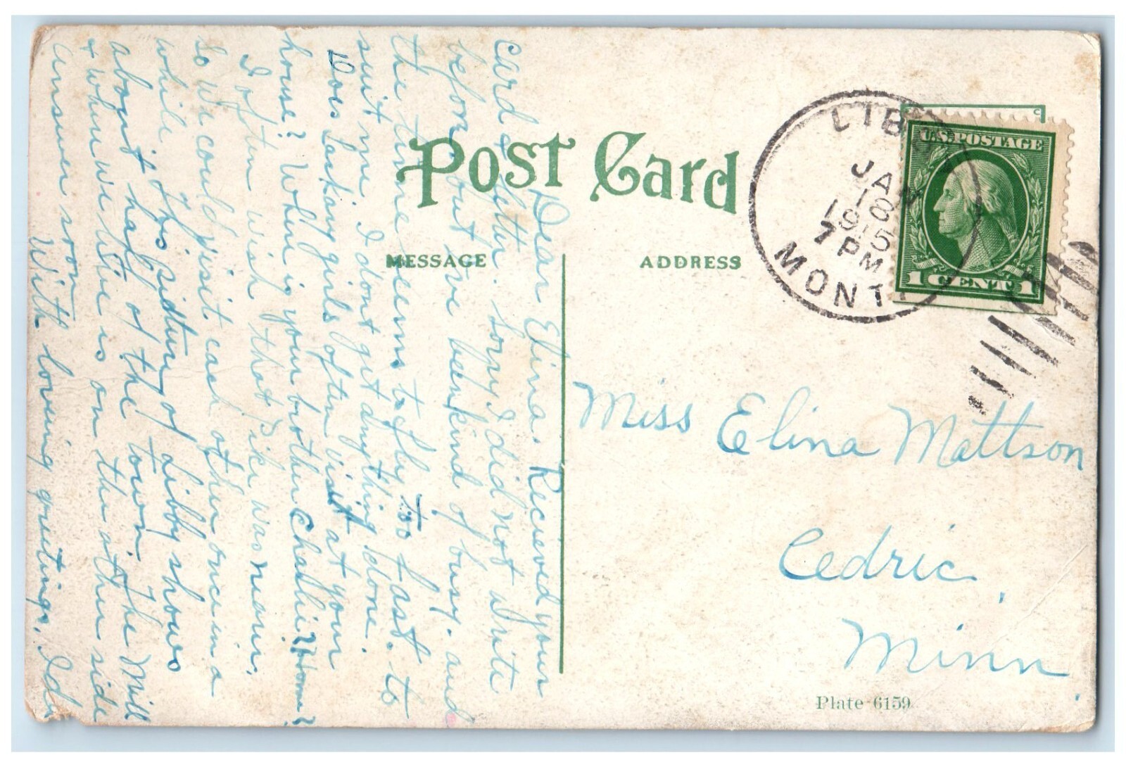 1915 Kootenai River Bridge Mountain Scene Libby Montana MT Antique Postcard | eBay