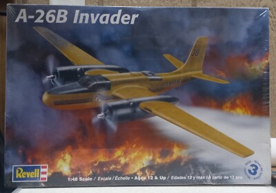 2009 Revell 1:48 Scale A-26B Invader "Dragon Lady" Airplane Model Kit ...