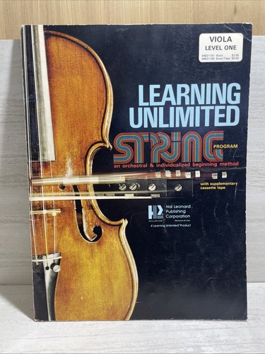 LEARNING UNLIMITED STRING PROGRAM VIOLIN Level 1 Music Book Beginner ...