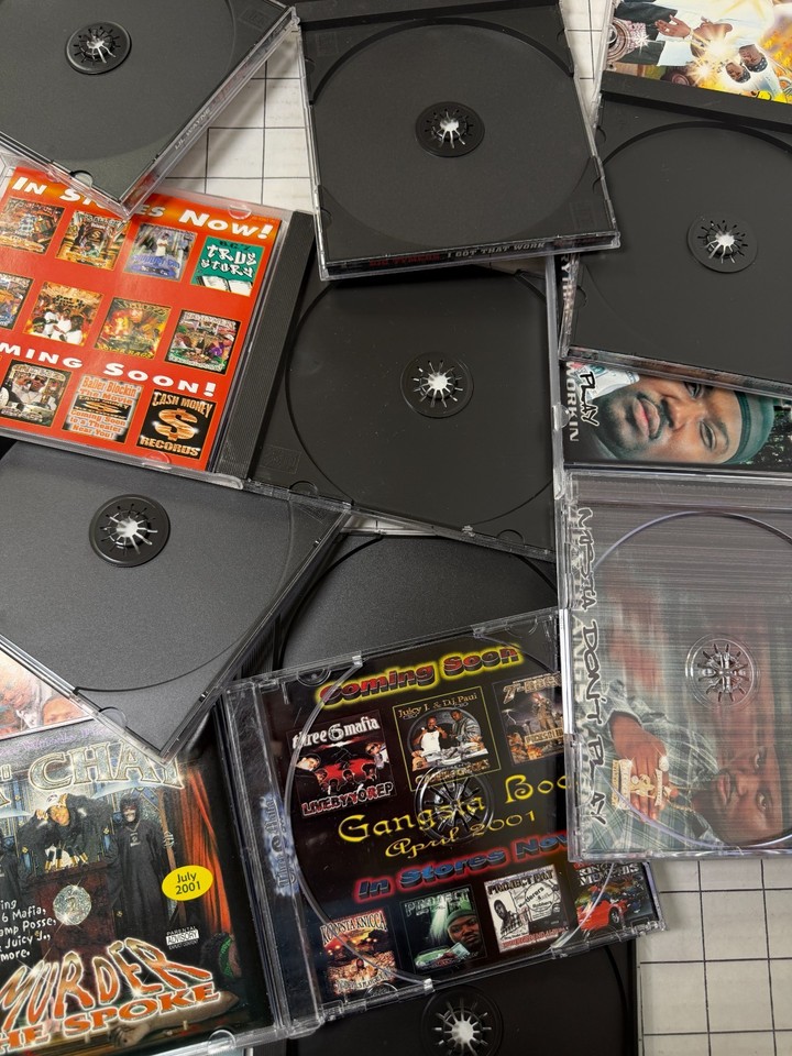 Rap Hip Hop CD Case Lot 9 Lil Wayne Juvenile Big Tymers Project Pat NO ...
