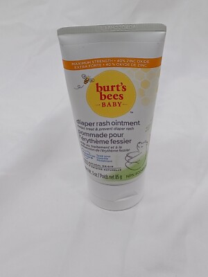 Baby Bee Diaper Rash Ointment by Burt's Bees for Kids 3 oz Ointment Max ...