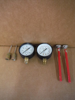 Sisco PT Plugs Pressure Temperature Gauge 0-60 PSI/ KG CM | eBay