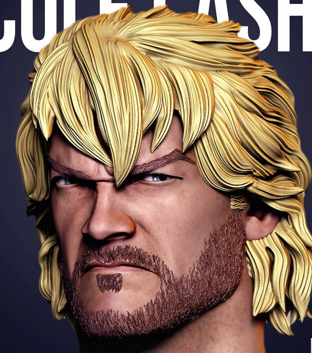 Cole Cash Grifter Ver A 1:12 scale custom unpainted Head 6" Action ...