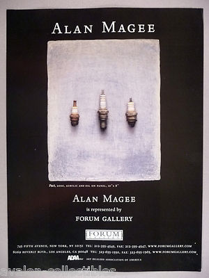 Alan Magee Art Gallery Exhibit PRINT AD - 2001 | eBay