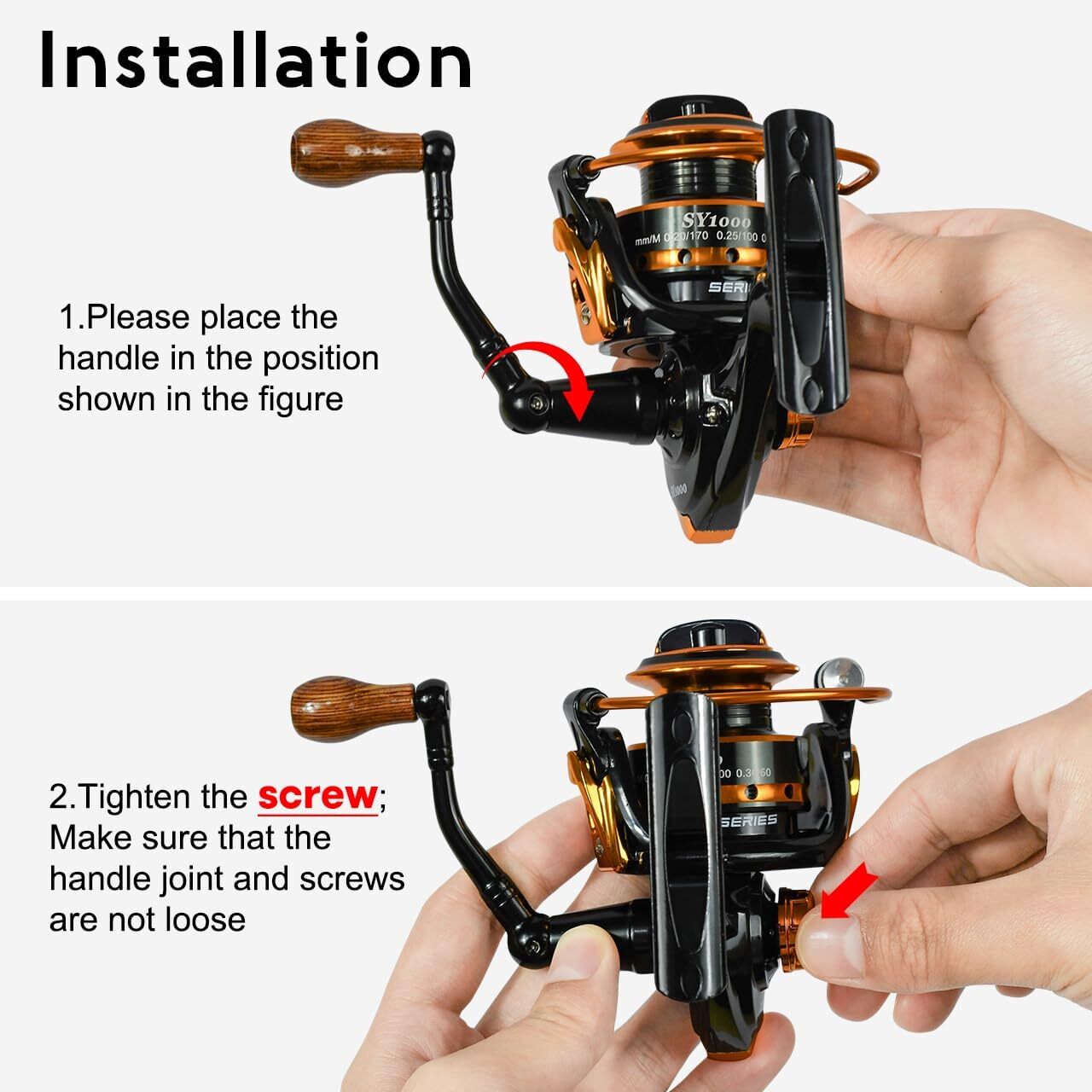 Summer and Centron Spinning Reels, 12 +1 BB Light Weight & Ultra Smooth ...