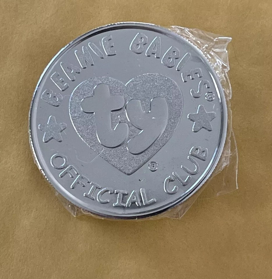 Cubbie BEANIE BABIES OFFICIAL CLUB COLLECTORS ORIGINAL NINE COIN 1999 ...
