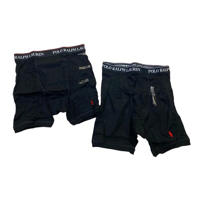 Polo Ralph Lauren Mens 2-Pk. Classic Knit Cotton Multicolor Boxers ...