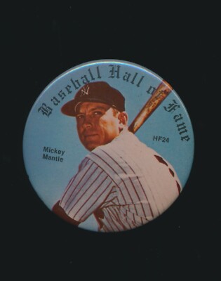 1981 Hall of Fame Pin Mickey Mantle #HF24 HOF New York Yankees NM | eBay