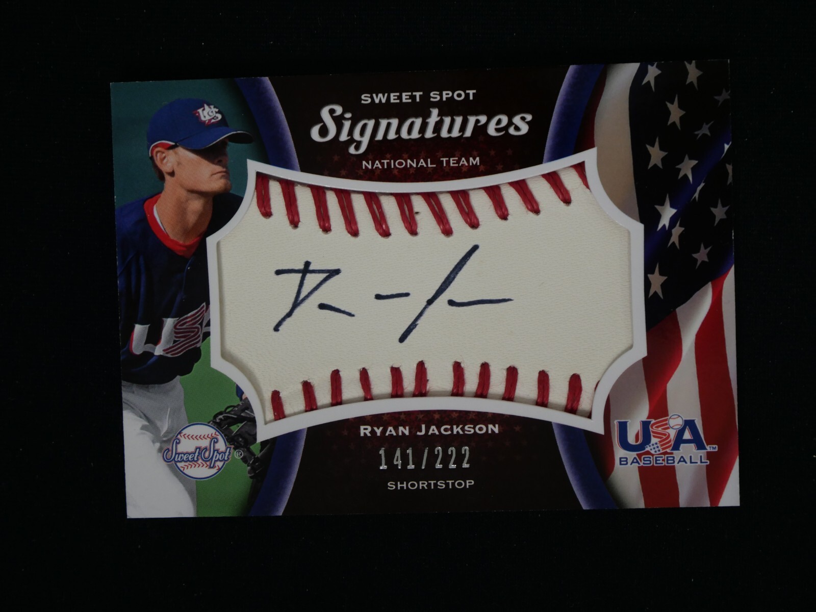 RYAN JACKSON 2008 SWEET SPOT SIGNATURES USA AUTOGRAPH /222 | eBay