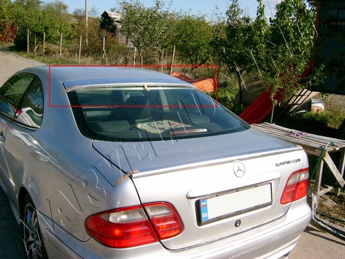 rear window spoiler sun guard mercedes CLK W208 C208 | eBay UK