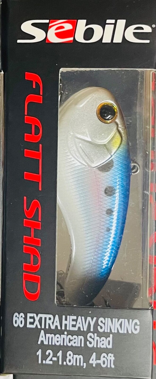 Sebile Flatt Shad 66 XH Silent 3/4 oz Sinking Lipless Crankbait ...