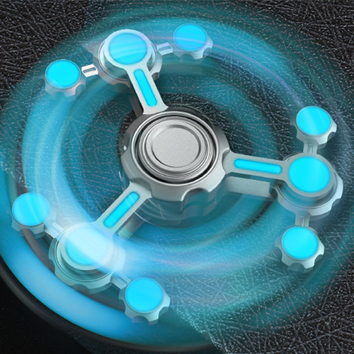 Chaos Pendulum luminous Fidget Spinner Adult Metal Hand Spinner EDC ...