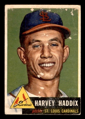 1953 Topps Baseball #273 Harvey Haddix (Short print) PR *i1 | eBay