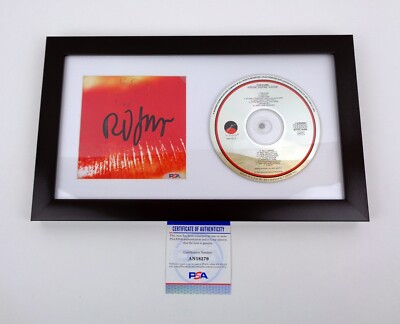 Robert Smith The Cure Signed Autograph Kiss Me Kiss Me CD Framed PSA ...