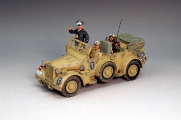 King & Country AK046(SL) WW2 German Afrika Korps Rommel’s Desert Horch ...