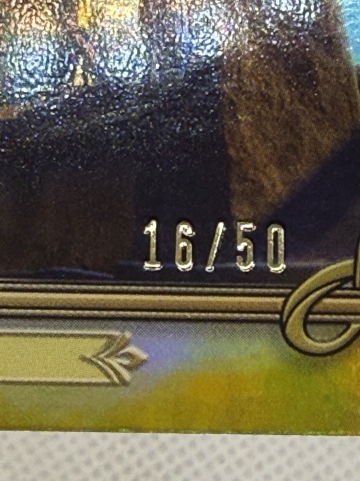 2025 Topps Disney Wonder Corona Castle TANGLED C-16 Gold Foil 16/50 SP ...