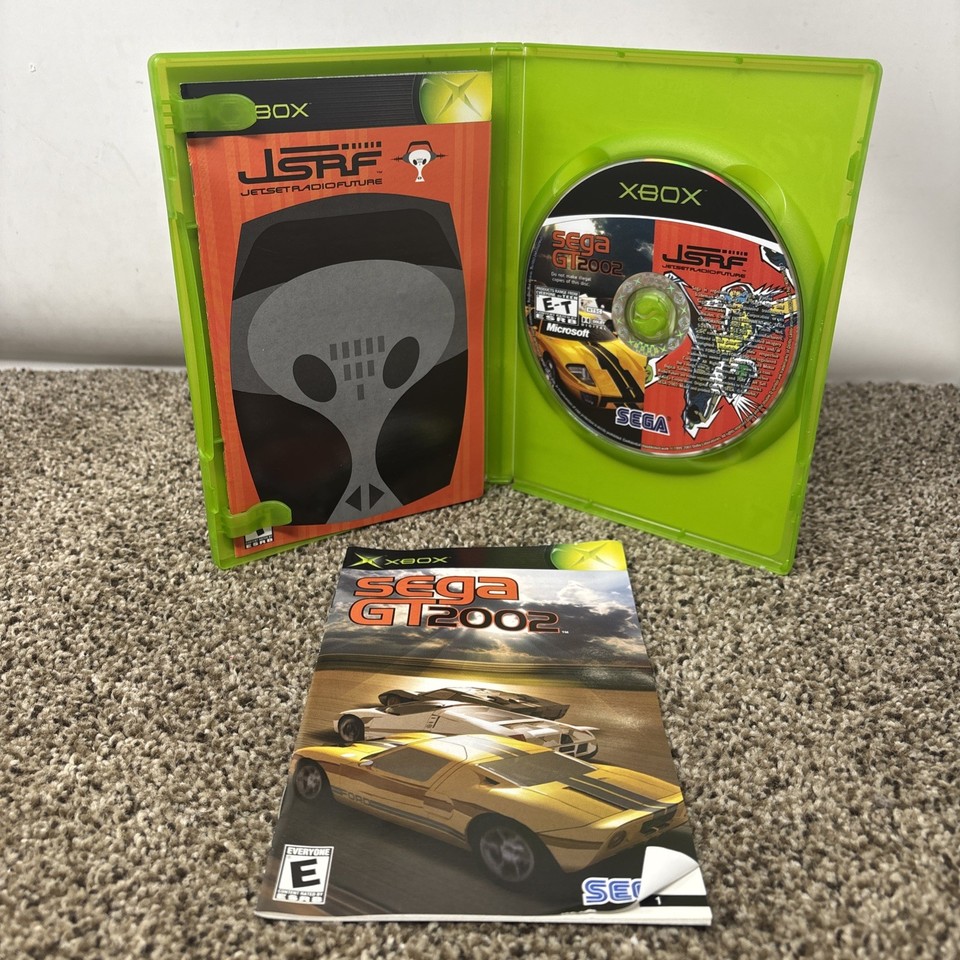 JSRF Jet Set Radio Future & Sega GT 2002 Original Microsoft Xbox CIB ...