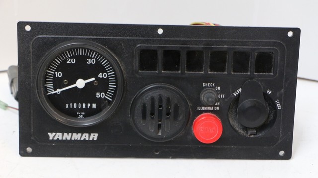 Yanmar B-type Engine Instrument Panel P=116 Tachometer FREE Shipping ...