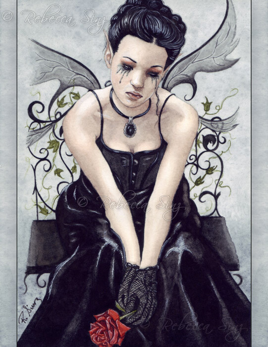 Drawings Of Sad Fairies Butterfly Fairy Is Sad | First Realistic