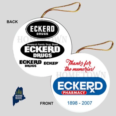 ECKERD PHARMACY Christmas Ornament - Vintage Defunct Retail Eckerds ...
