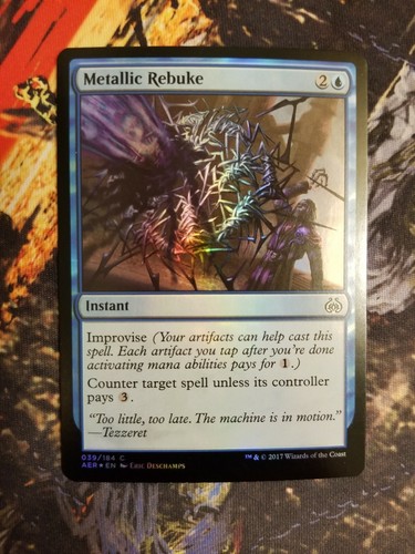 Metallic Rebuke FOIL ** 50% Off $30+ ** Magic The Gathering MTG Card ...