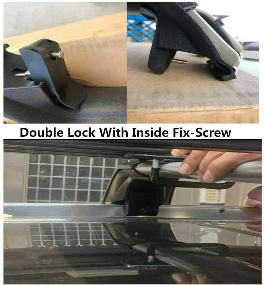 2Pcs Fit for Buick Encore 2013-2020 Lockable Roof Rail Rack Cross Bar ...