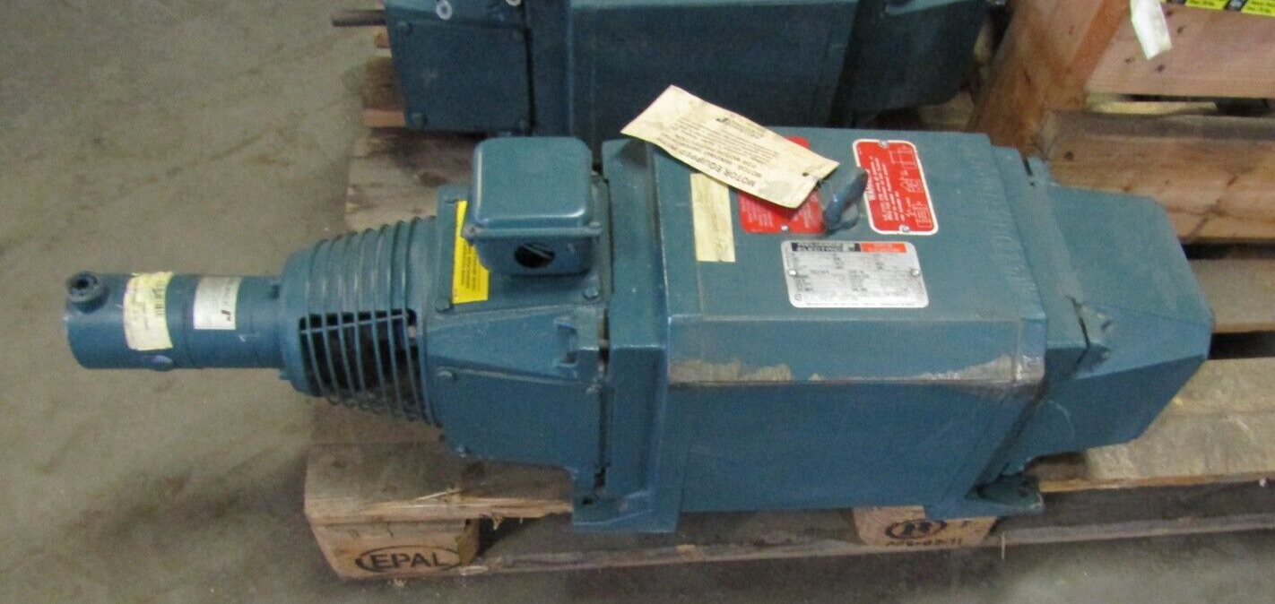 NEW RELIANCE 5 HP DC ELECTRIC MOTOR 1750 RPM 180V DC2112ATCZ FRAME W ...