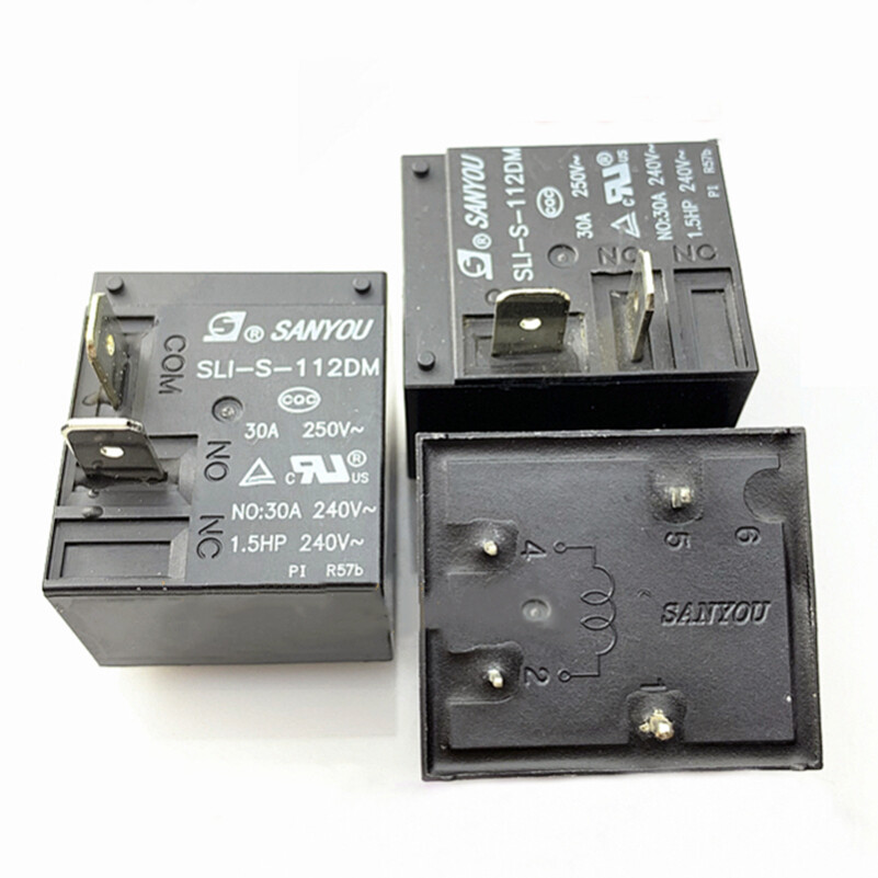 10Pcs SANYOU SLI-S-112DM 12VDC Power Relay 4Pins Replace HF2160-1A-12DE ...