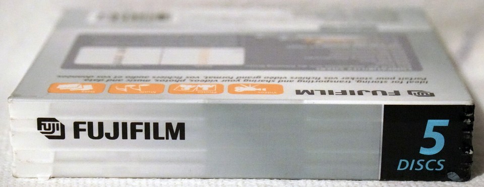 5 Disc Pack Fujifilm DVD-RAM 120 Minute 4.7 GB Rewritable Data Video ...