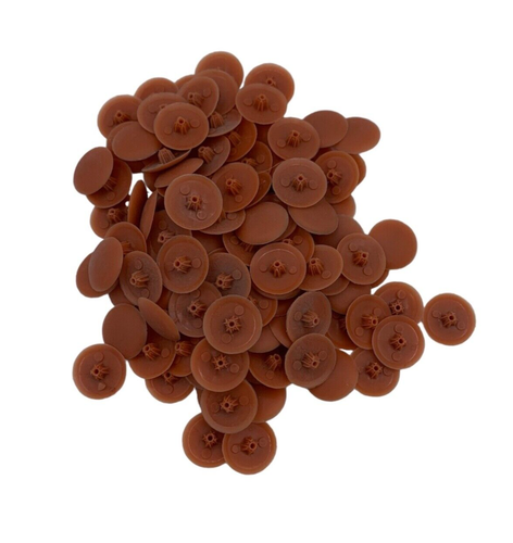 Bifix™ MT OLGA ORANGE Screw Pozi Phillips Cover Caps SnapOn 6-8g Pz2 ...