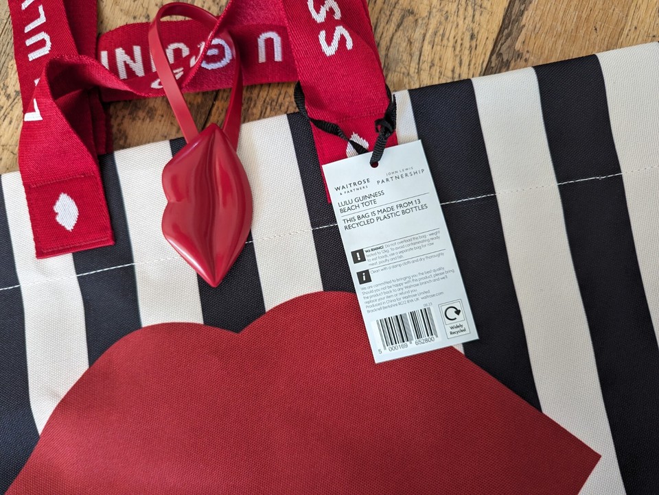 Waitrose Lulu Guinness Tote Bag Ltd Edition - CHARITY AUCTION | eBay UK