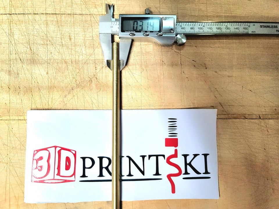 Brass Squib Rod - pistol length -9MM- solid brass rod | eBay