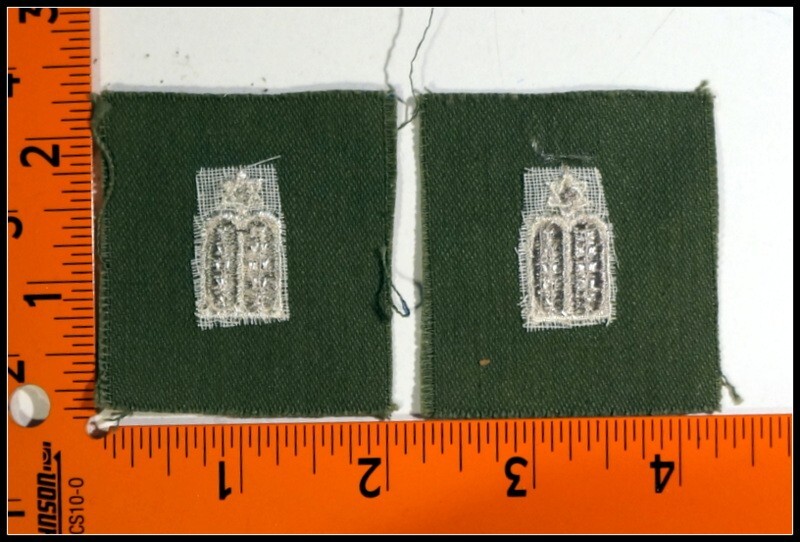 Military Patches US Army Pair Jewish Chaplain New Old Stock #T888 | eBay