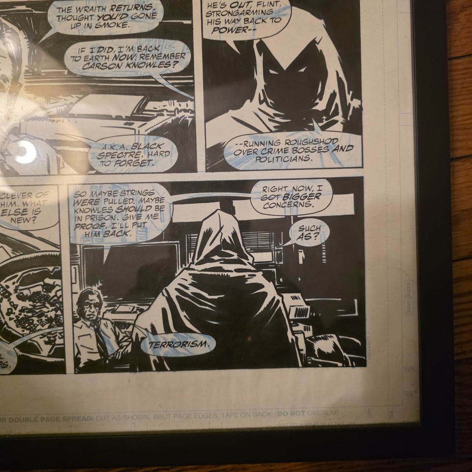Moon Knight Vol. 3 Pg. 11 Marvel 1998 Original Tommy Lee Edwards Rob ...
