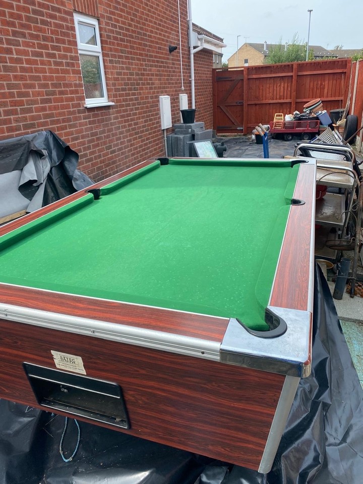 Superleague 7ft x 4ft Coin operated Slate bed Pool Table | eBay UK