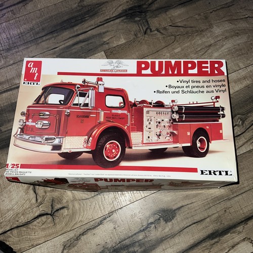 VTG AMT ERTL AMERICAN LAFRANCE FIRE PUMPER TRUCK 1/25 SCALE MODEL KIT ...