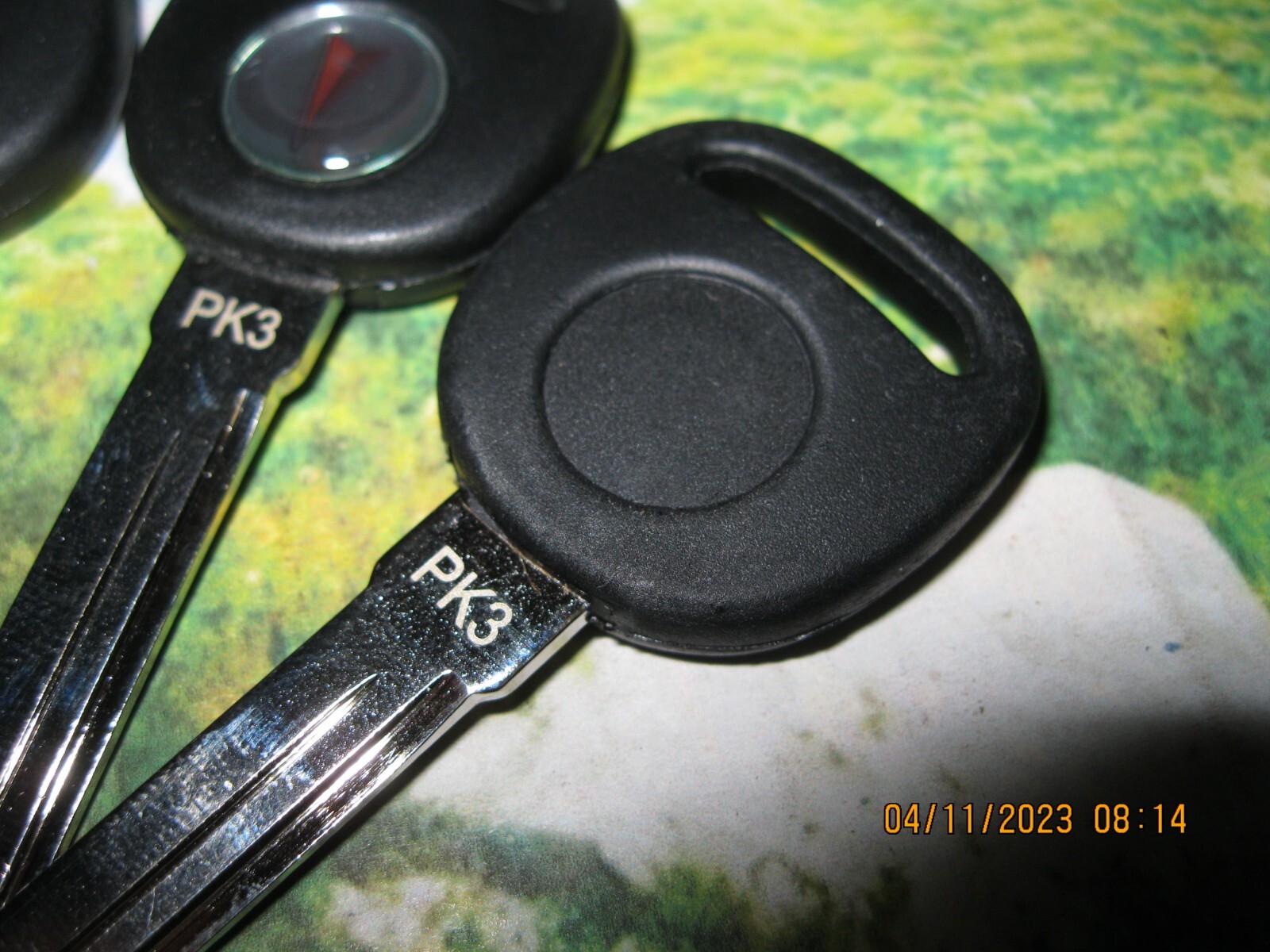 Picka Logo PK3 98-09 Ignition Chip Key for Cadillac Chevy Buick Pontiac ...