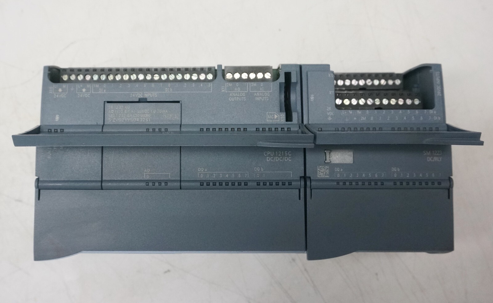 Siemens S7-1200 CPU1215C DC/DC/DC + SM1223 DC/RLY +SB13232 AQ, PLC Set ...