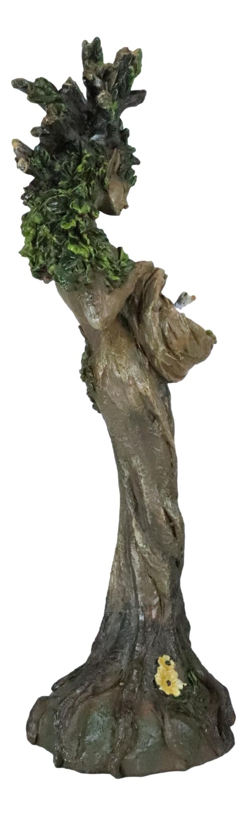 Tree Woman Gaia Dryad Ent Native Earth Goddess Hugging Nest With Birds ...